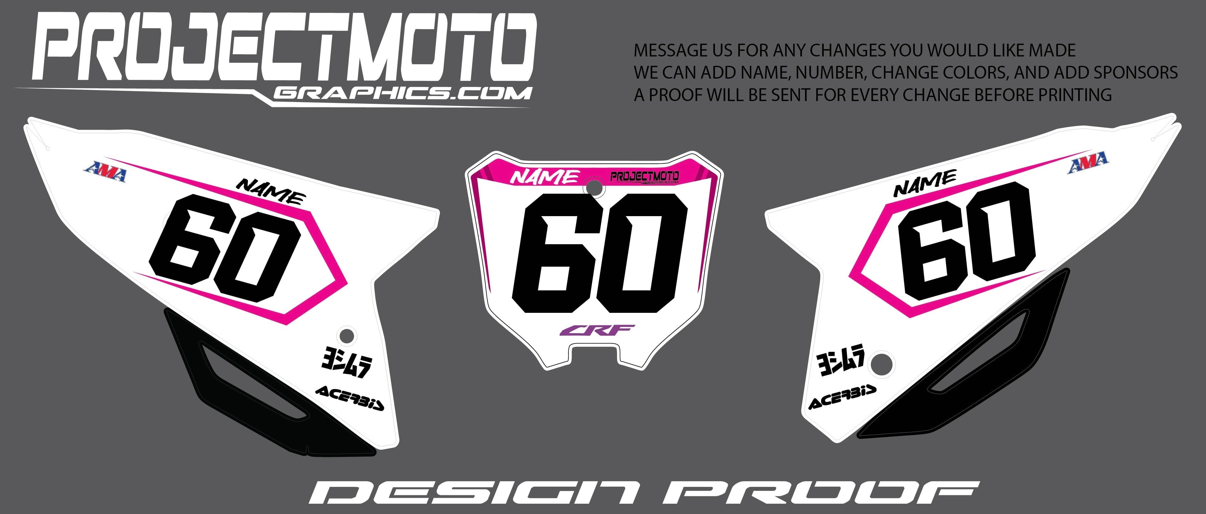 Crf-Grady Replica Number Plates CR/CRF – Project Ink Design Co